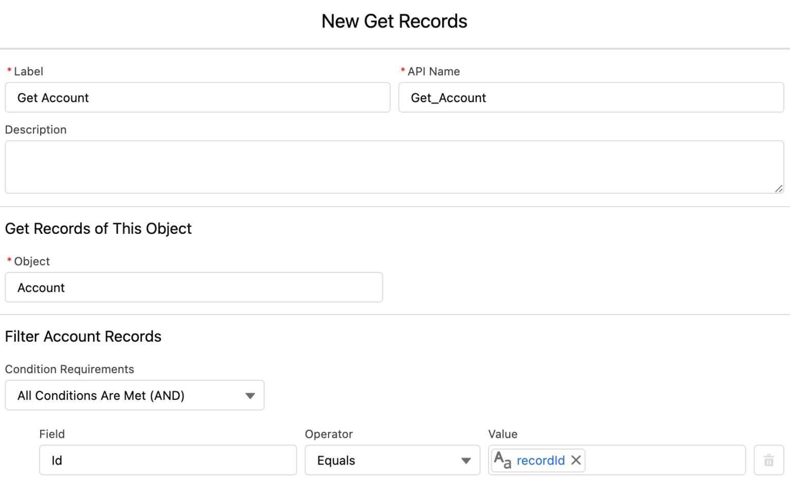 Using an Action to Pass the Entire Record to a Flow - Salesforce Time