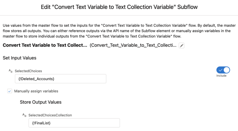 Convert Selected Choices to Collection Variable in Flow - Salesforce Time