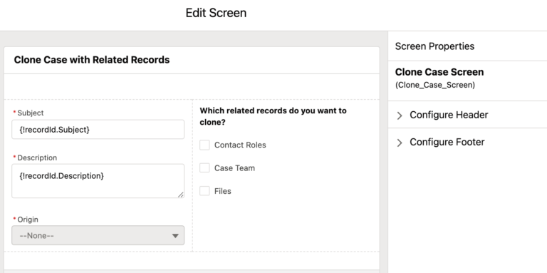 Using Flow To Clone A Record With Its Related Records Salesforce Time 9887
