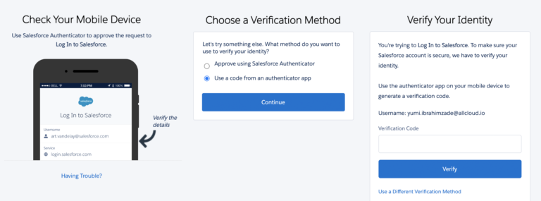How To Configure The Salesforce Authenticator App - Salesforce Time