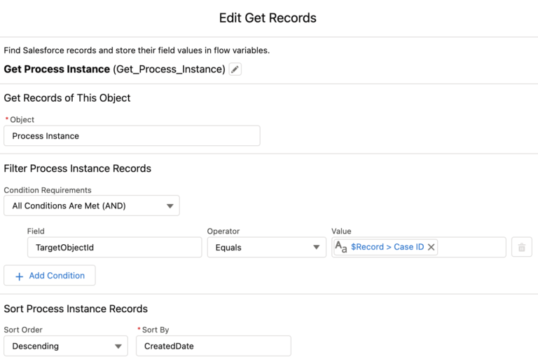 Using Flow to Save Approval Information to Record Fields - Salesforce Time