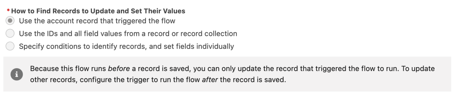 Record Triggered Flow Before Save Vs After Save Salesforce Time 0026