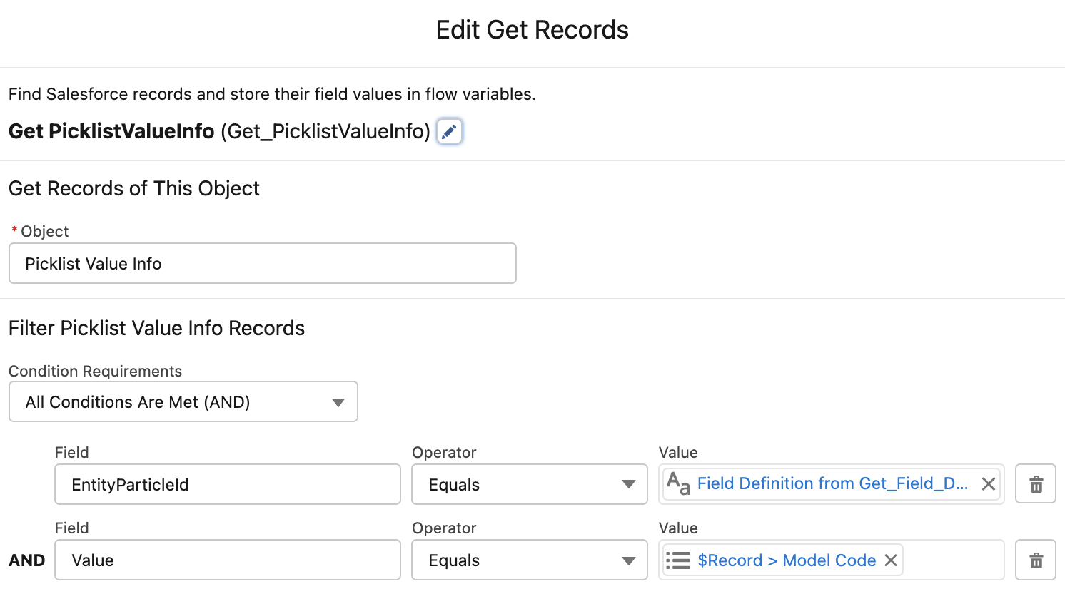 Using Flow to Access Picklist Choice Values - Salesforce Time