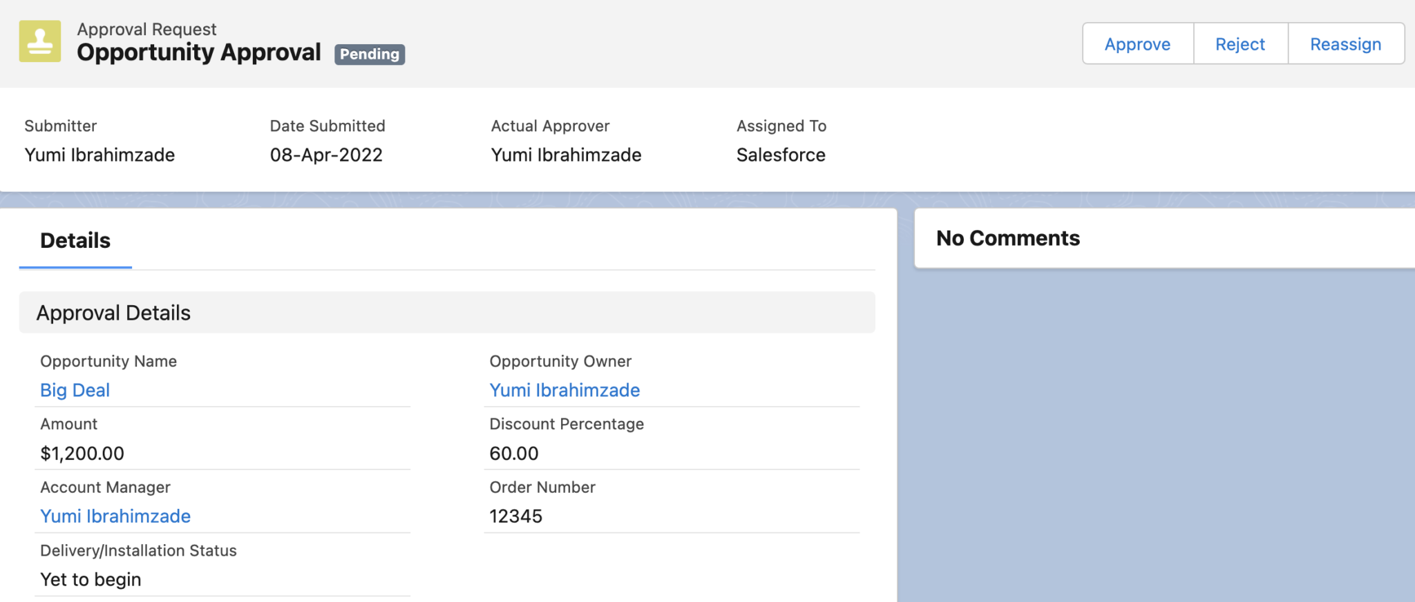 Using Flow to Edit a Record from the Approval Page - Salesforce Time