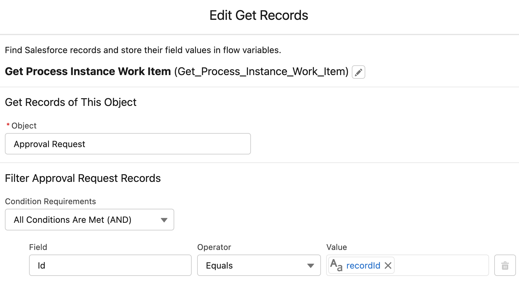 Using Flow to Edit a Record from the Approval Page - Salesforce Time