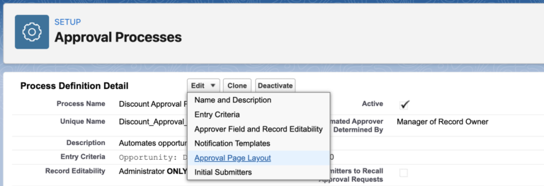 Using Flow to Edit a Record from the Approval Page - Salesforce Time