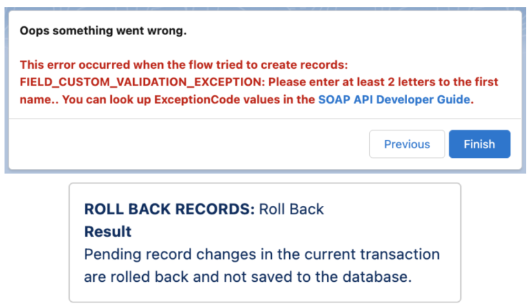 How to Roll Back Records in Screen Flow - Salesforce Time