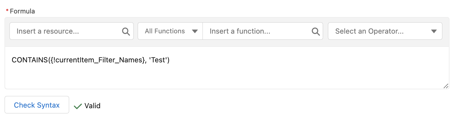 How to Use the Collection Filter Element - Salesforce Time