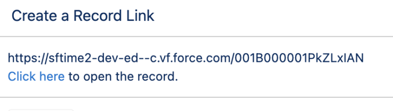 How to Create a Record Link in Flow - Salesforce Time