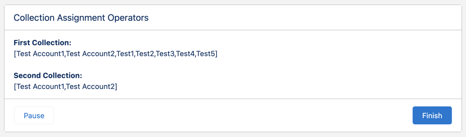 Collection Assignment Operators in Flow - Salesforce Time