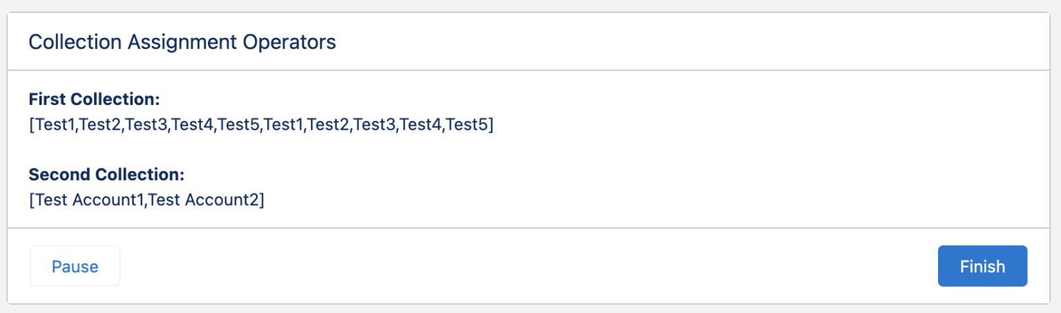Collection Assignment Operators in Flow - Salesforce Time