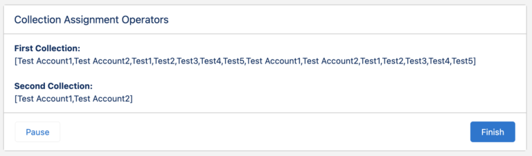 Collection Assignment Operators in Flow - Salesforce Time