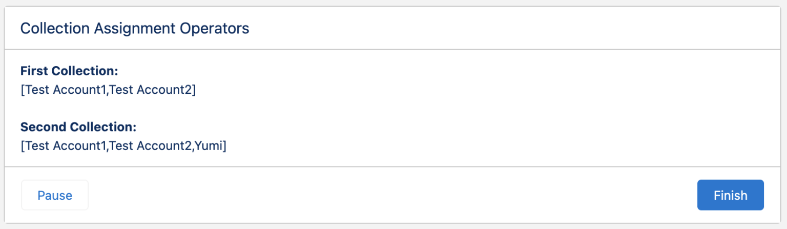 Collection Assignment Operators in Flow - Salesforce Time