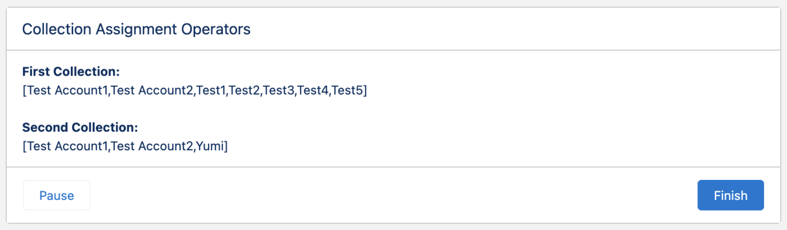 Collection Assignment Operators in Flow - Salesforce Time