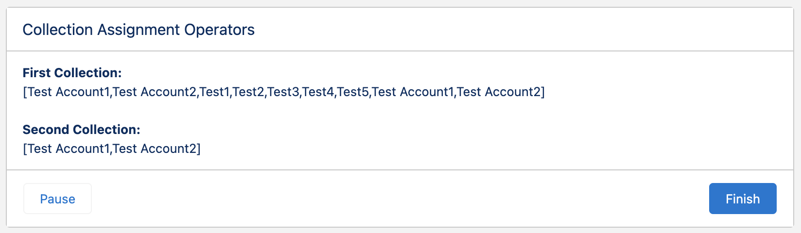 Collection Assignment Operators In Flow Salesforce Time