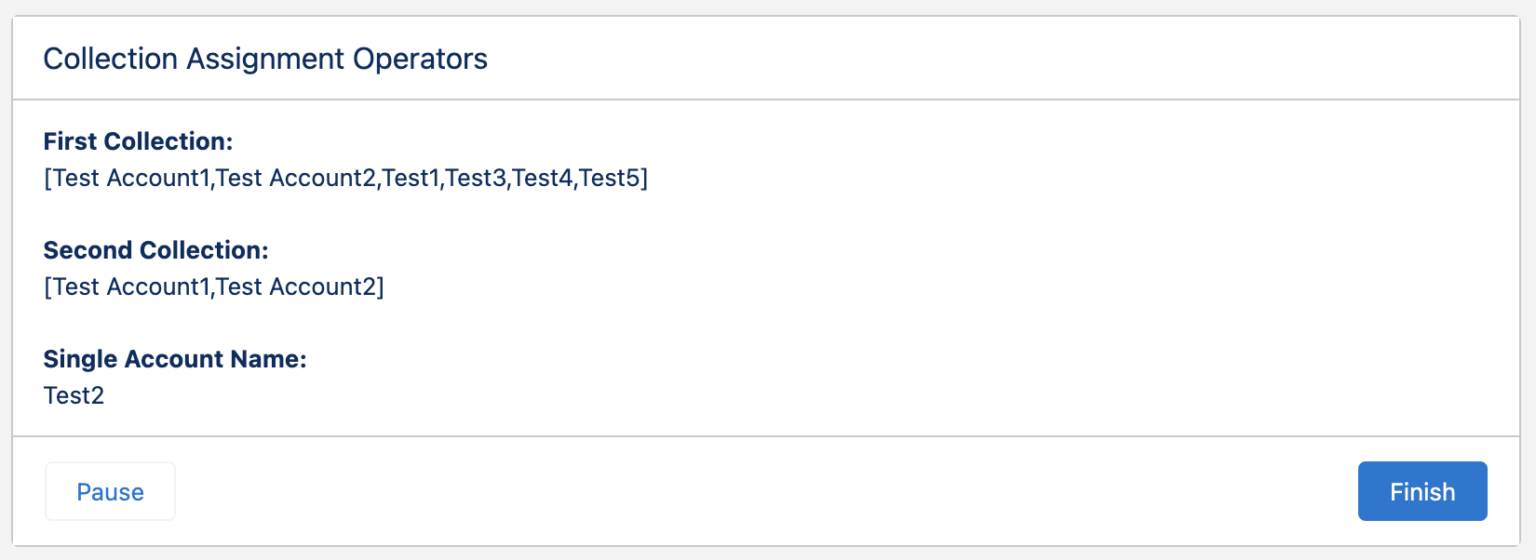 Collection Assignment Operators in Flow - Salesforce Time
