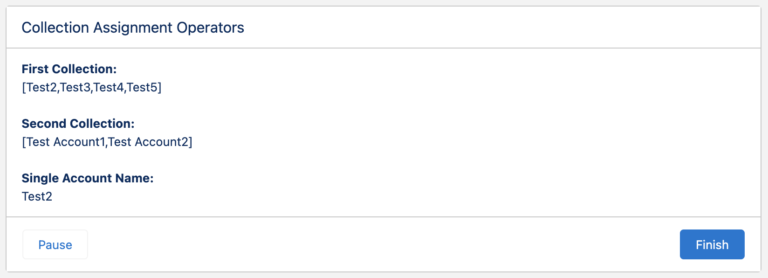 Collection Assignment Operators in Flow - Salesforce Time