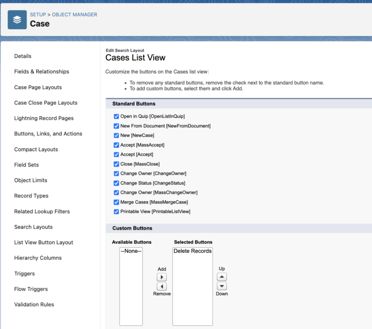 Using Flow to Delete Multiple Records from a List View - Salesforce Time