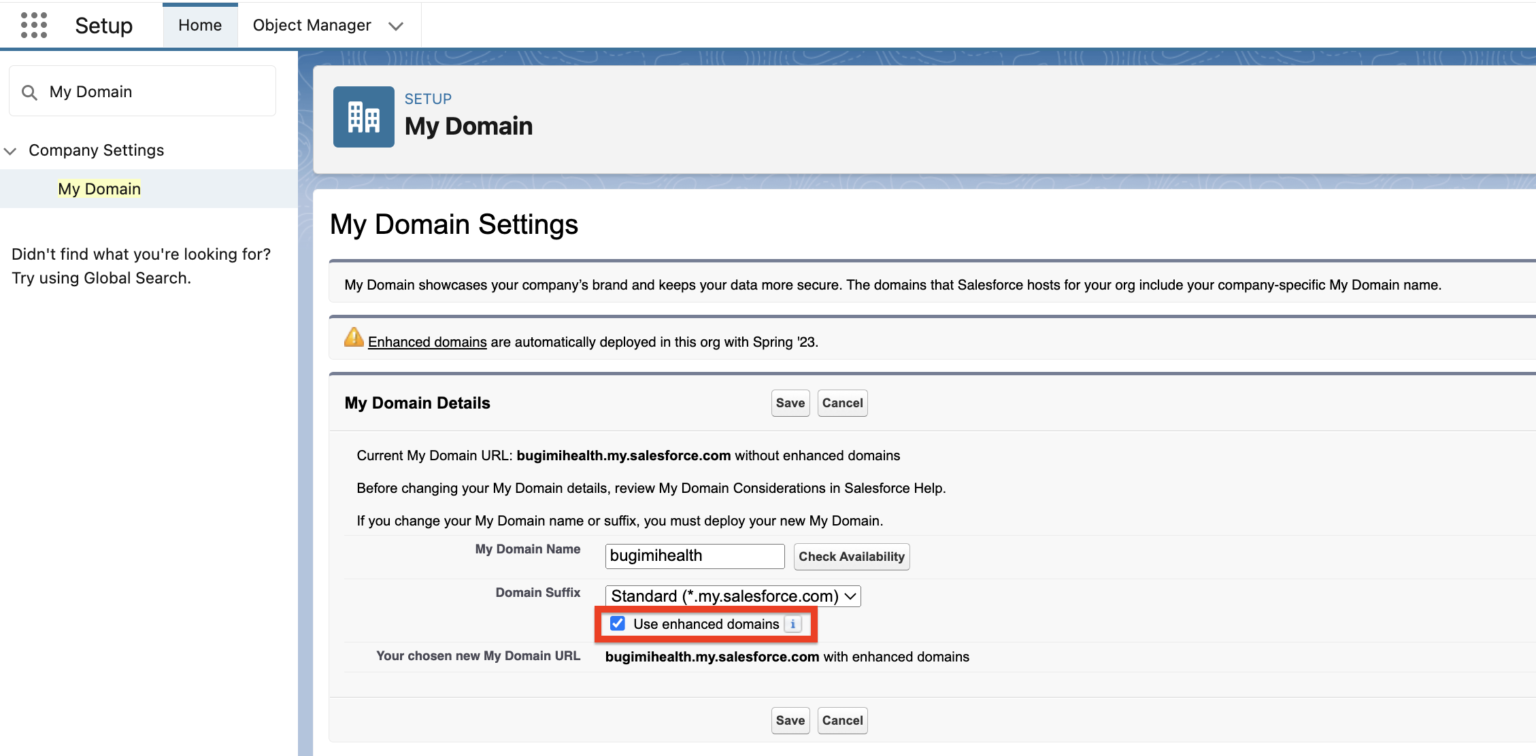 Enhanced Domains in Salesforce - Salesforce Time