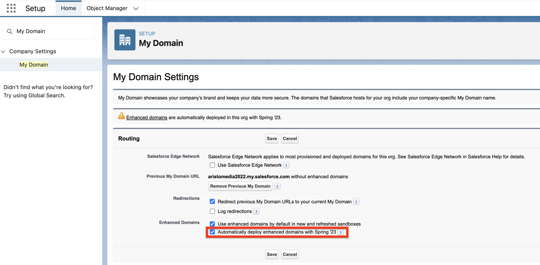 Enhanced Domains in Salesforce - Salesforce Time