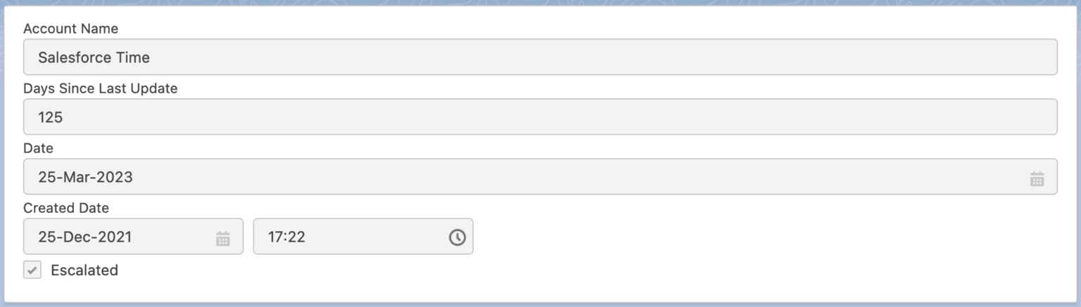 How to Make the Screen Components Read Only - Salesforce Time
