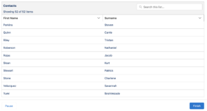 Data Table Component in Screen Flow - Salesforce Time