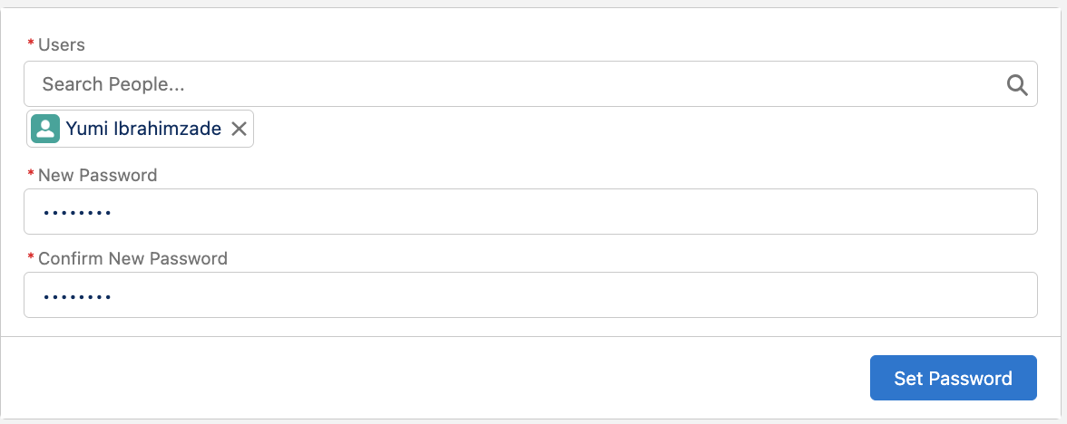 Using Flow to Set Password - Salesforce Time