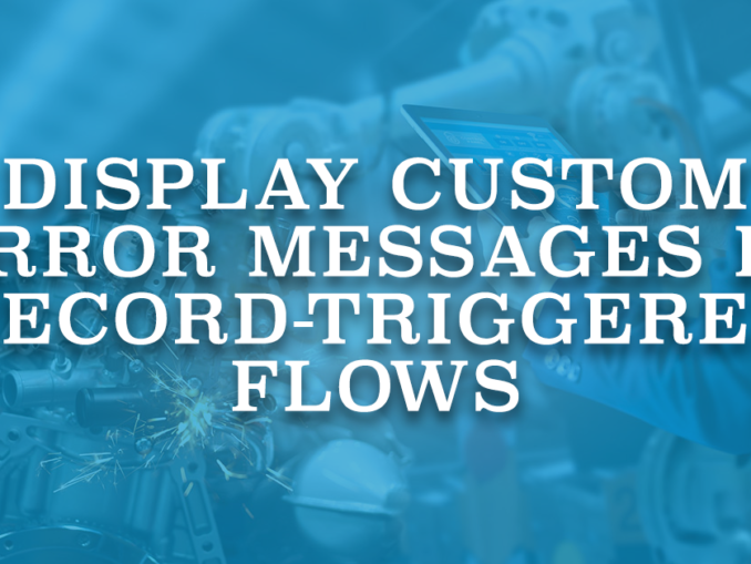 Refresh Record Page Data Using a Quick Action - Salesforce Time