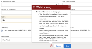 Display Custom Error Messages in Record-Triggered Flows - Salesforce Time