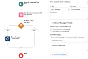 Display Custom Error Messages in Record-Triggered Flows - Salesforce Time