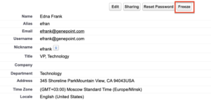 Using Flow to Freeze Users - Salesforce Time