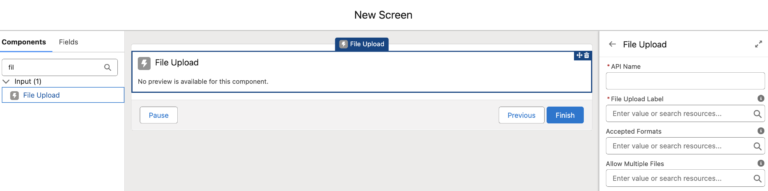 How to Upload Files Using Screen Flow - Salesforce Time