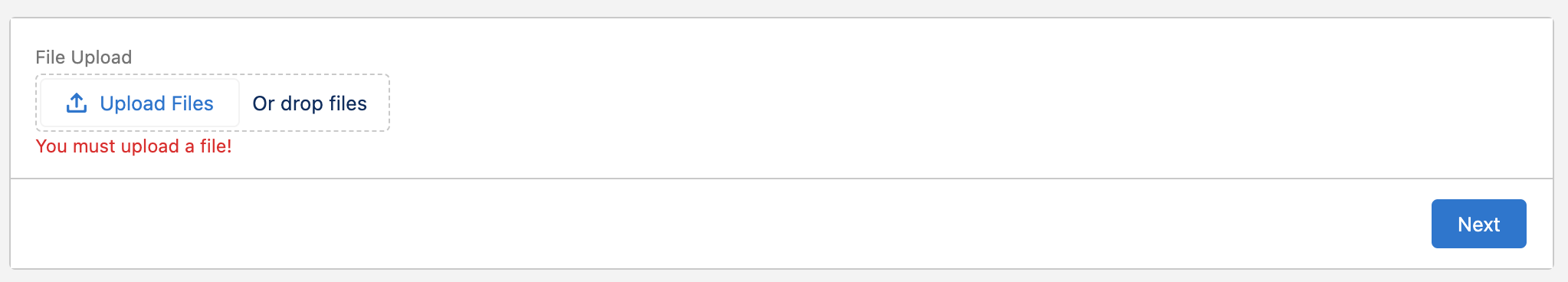 How to Make the File Upload Component Required - Salesforce Time