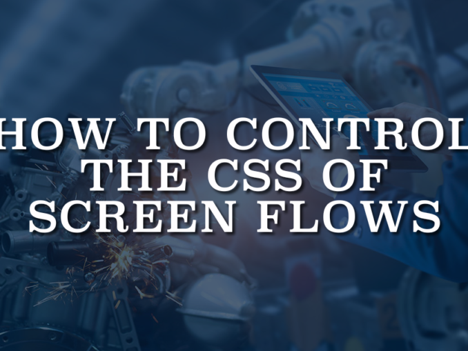 Flow Screen Components - Salesforce Time