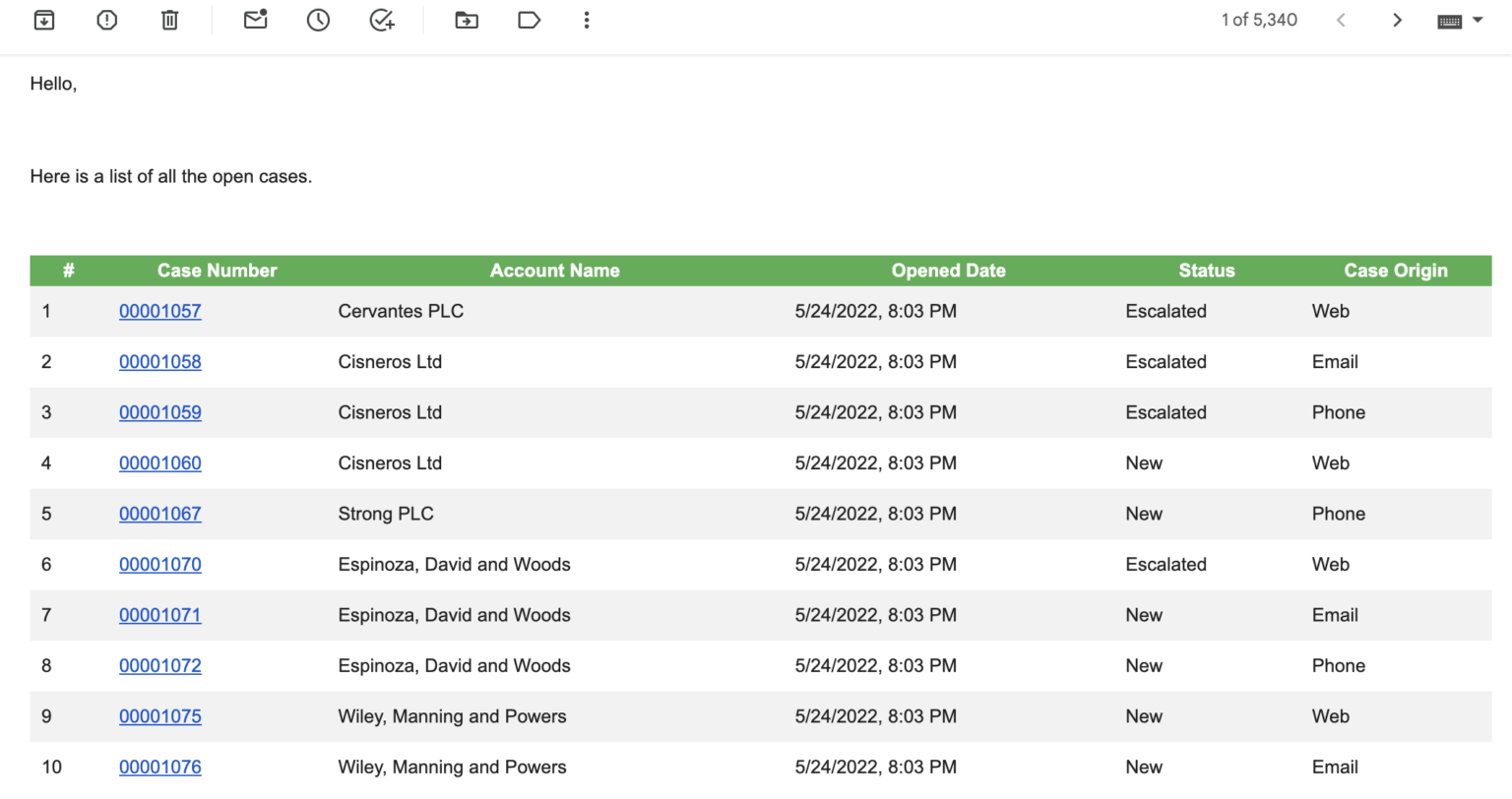 How to Send Email With a Record Table in Flow - Salesforce Time