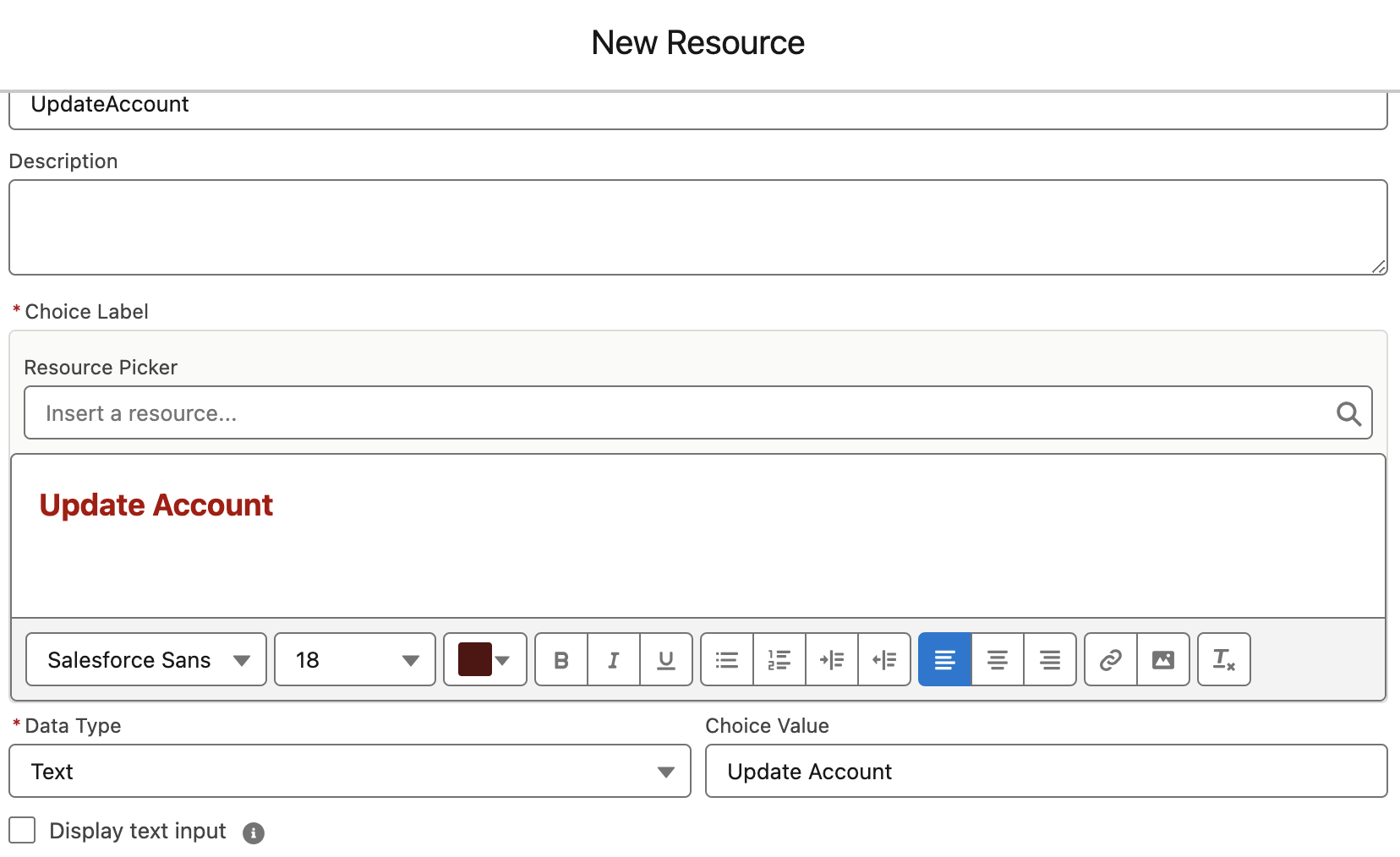 Differences Between the Choice Resources in Flow - Salesforce Time