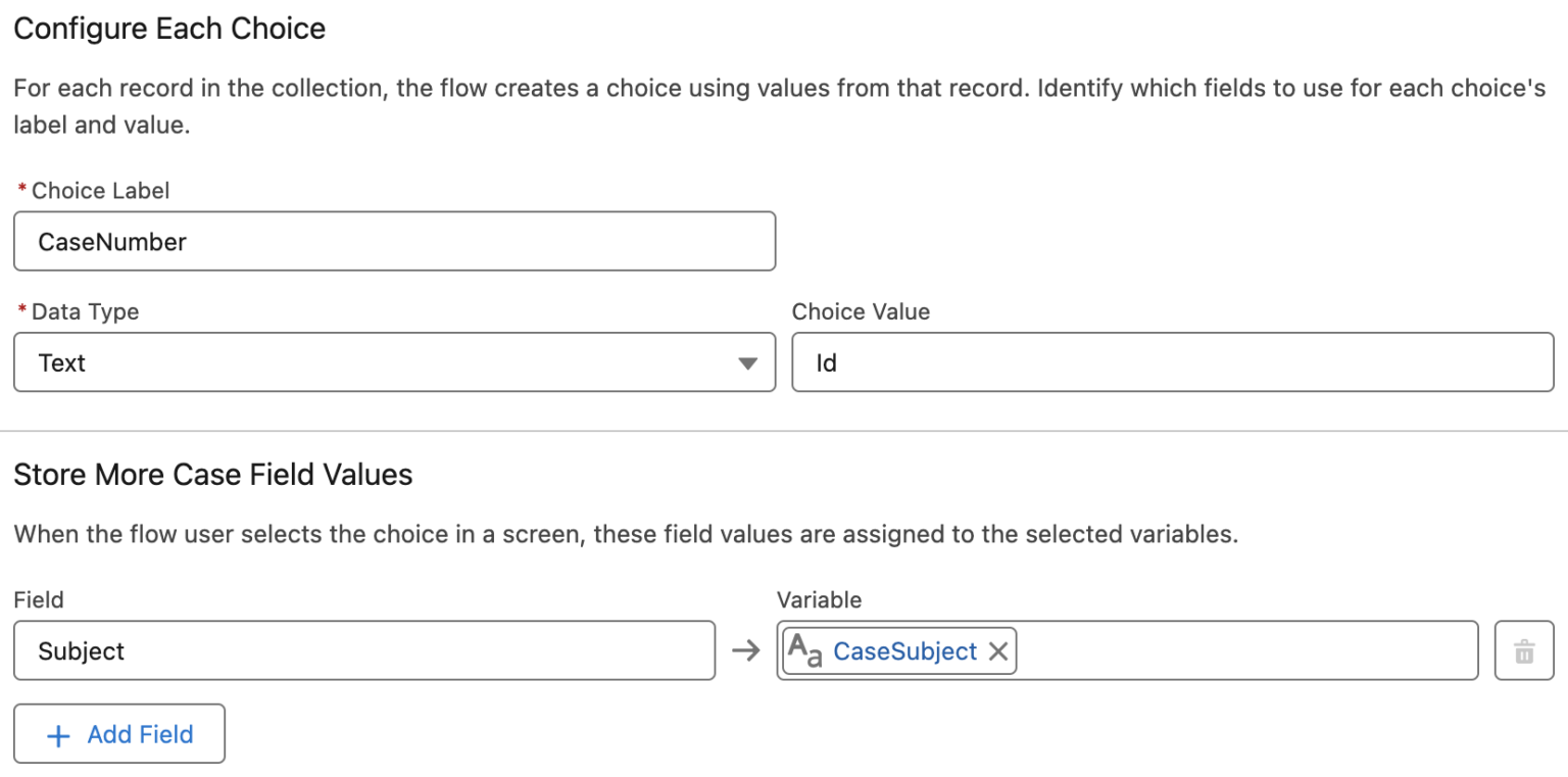 Differences Between the Choice Resources in Flow - Salesforce Time