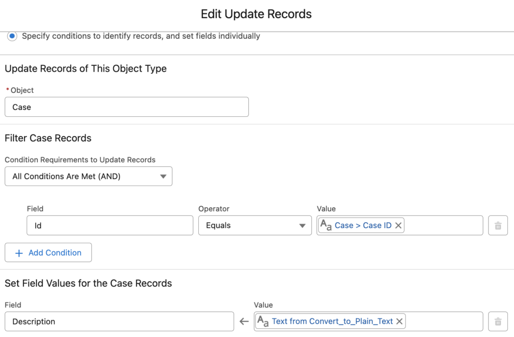 Using Flow To Convert Rich Text To Plain Text Salesforce Time