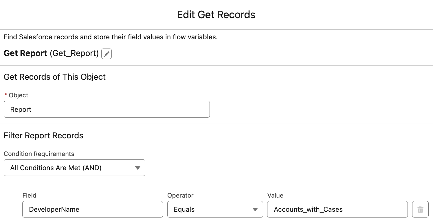 Using Flow to Filter Reports with URL Parameters - Salesforce Time