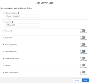 Using Flow to Convert Leads in Salesforce - Salesforce Time