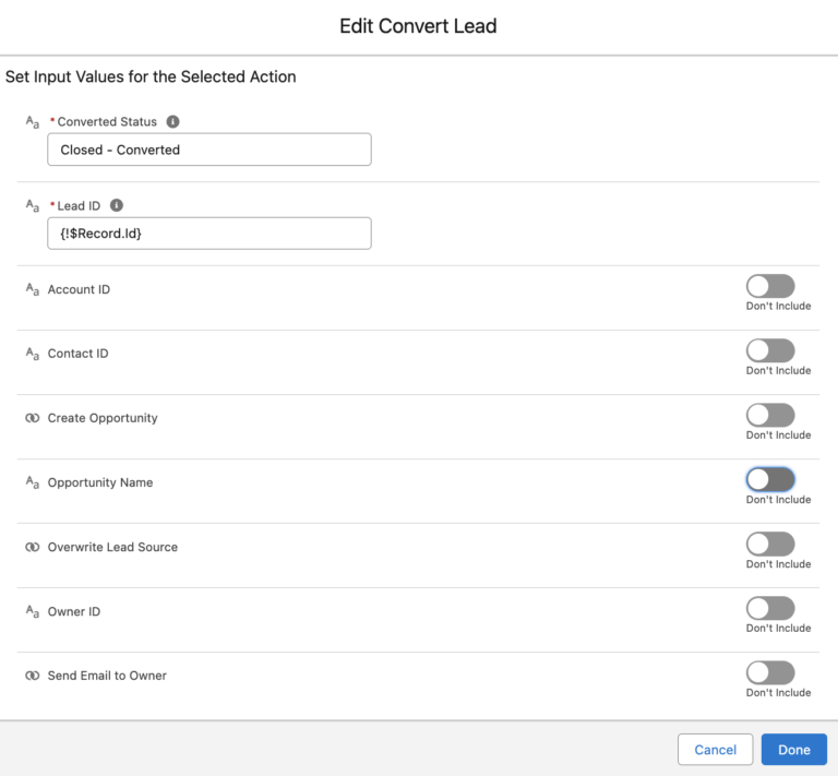 Using Flow to Convert Leads in Salesforce - Salesforce Time