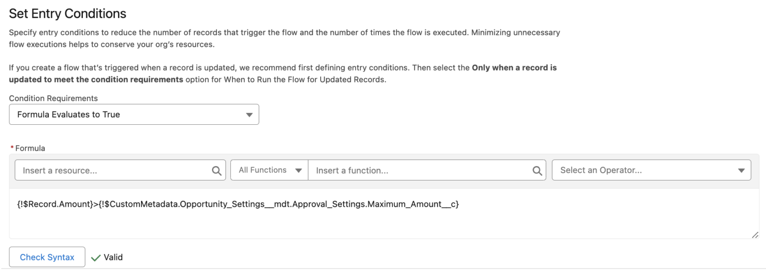 Using Custom Metadata Types in Flow without Get - Salesforce Time