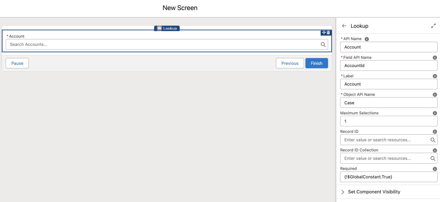 How to Use the Action Button Component in Screen Flow - Salesforce Time