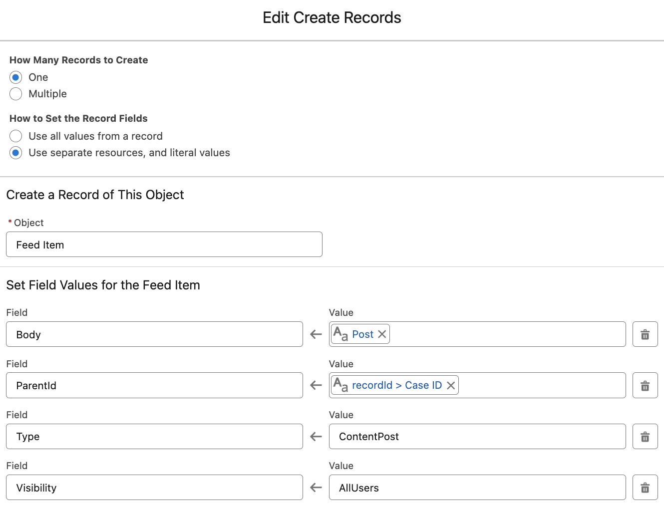 Using Flow to Post to Chatter with Attachment - Salesforce Time