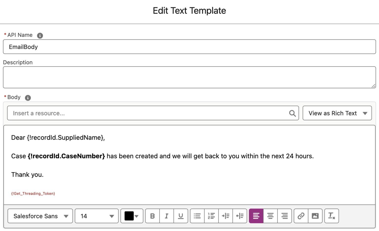 How to Get the Lightning Threading Token of a Record - Salesforce Time