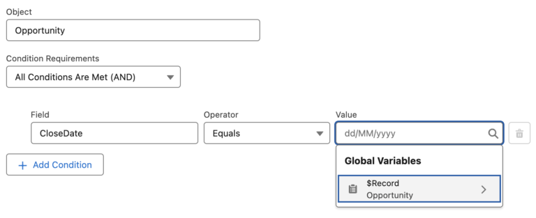 How to Use a Date Field in the Start Criteria of a Schedule-Triggered Flow - Salesforce Time