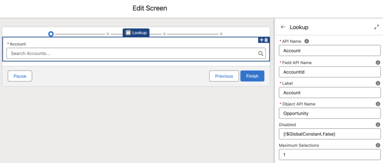 How to Use Reactive Screen Actions in Flow - Salesforce Time