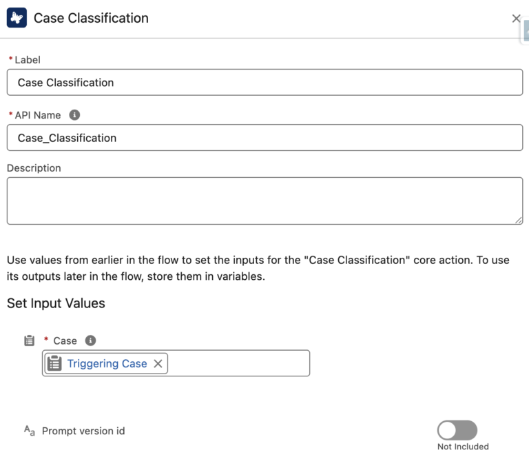 Using Flow And Prompt Template To Classify Cases Salesforce Time 4632