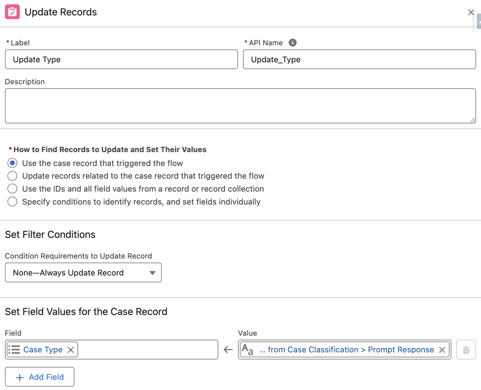 Using Flow and Prompt Template to Classify Cases - Salesforce Time