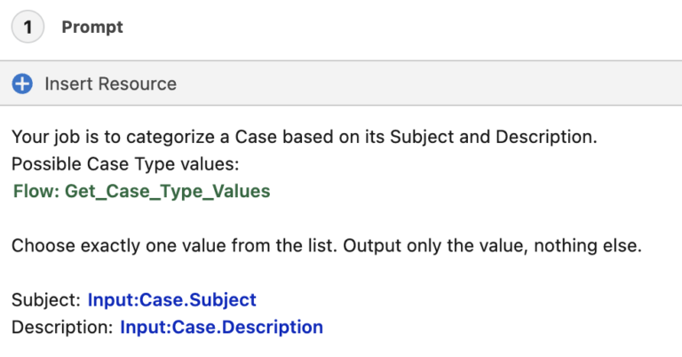 Using Flow and Prompt Template to Classify Cases - Salesforce Time